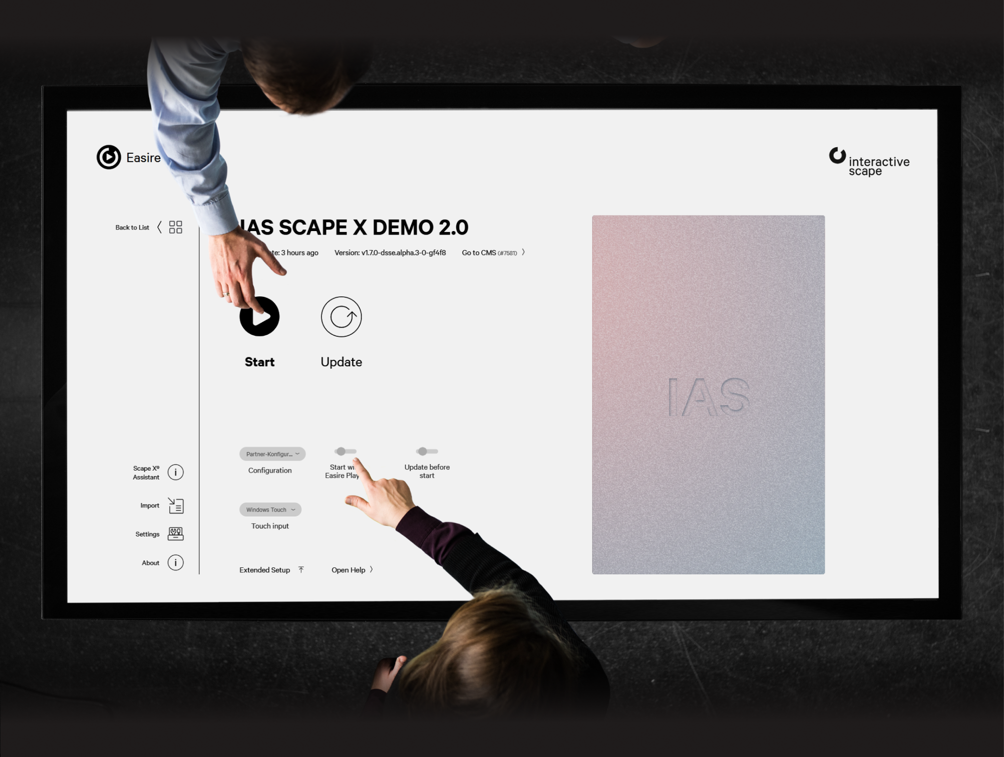 Interactive Scape | Multitouch Displays & Object Recognition Solutions